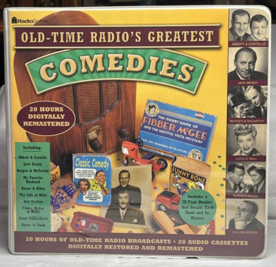 Old Time Radios Greatest Comedies 20 Cassettes 20 Hours w/Booklet ...