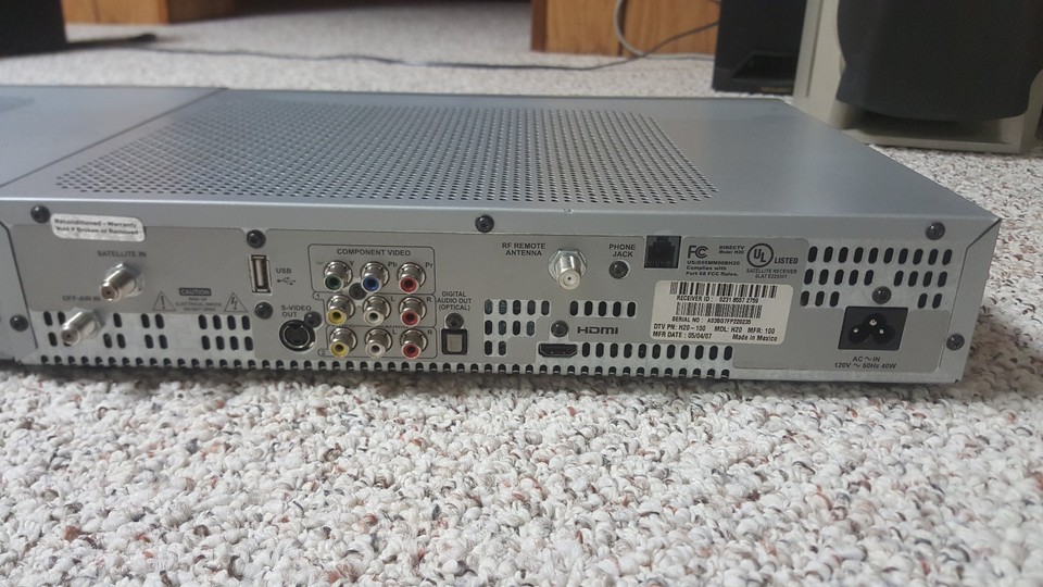Directv HDTV Receiver H20-100 Satellite TV Receiver HDMI | eBay