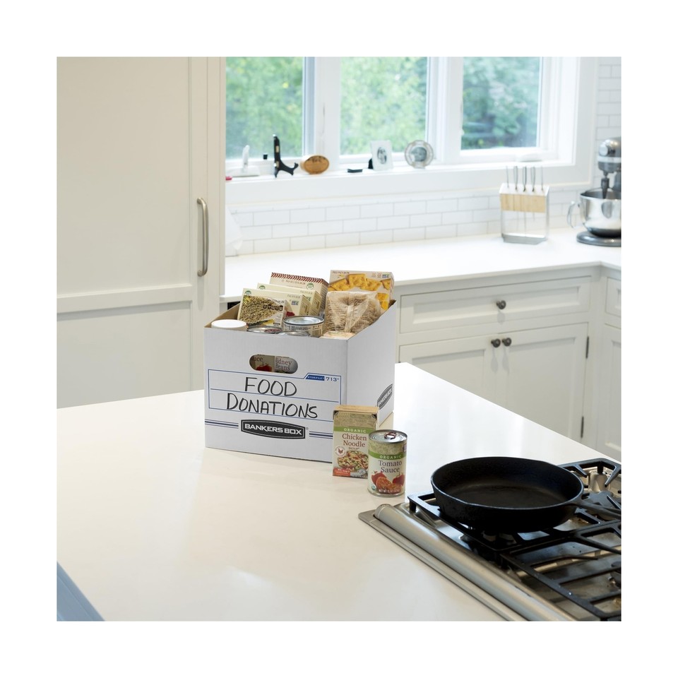 Bankers Box 12 Pack STOR/FILE Basic Duty File Storage Boxes, Standard ...