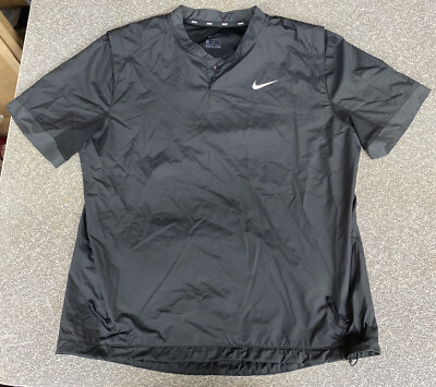 Nike Dri-fit SS Softball Wind Jacket Womens Medium Black AV6696 | eBay