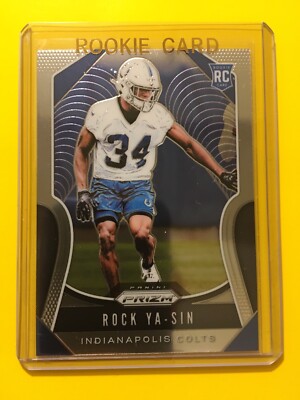 🔥2019 PRIZM ROCK YA-SIN ROOKIE RC Base #388 Indianapolis Colts | eBay