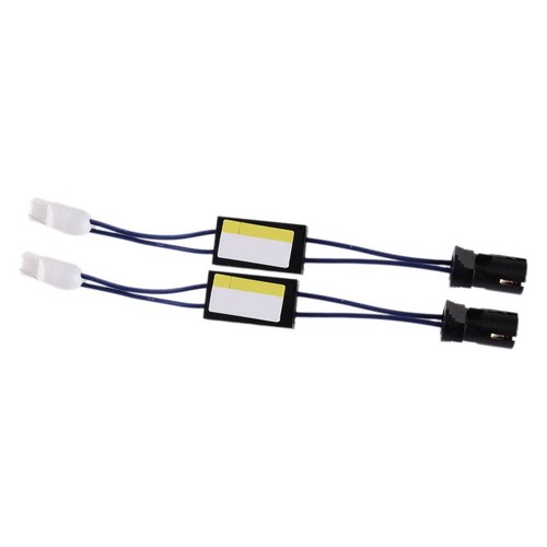 2x T10 501 194 W5W LED Light Bulb Load Resistor Wiring Canceller ...