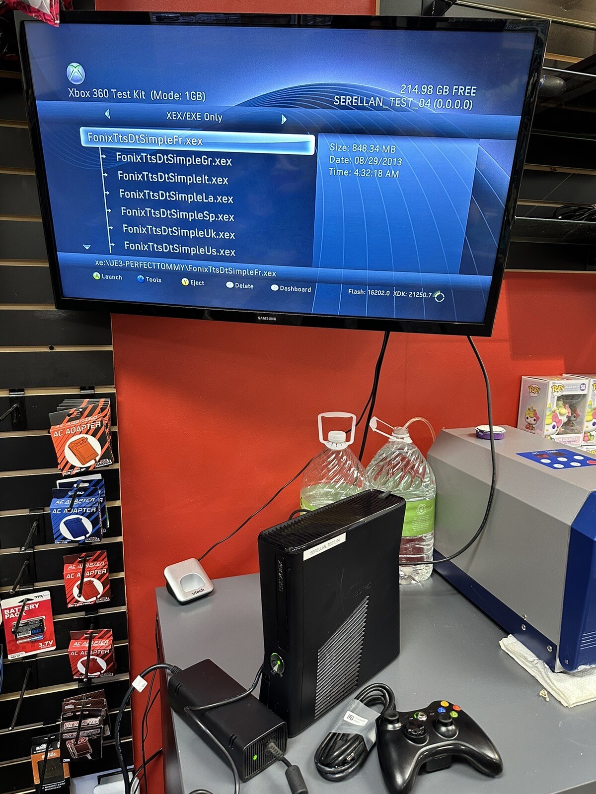 Xbox 360 S XDK 250GB Hard Drive 1486 Development Tool Console Dev Kit ...