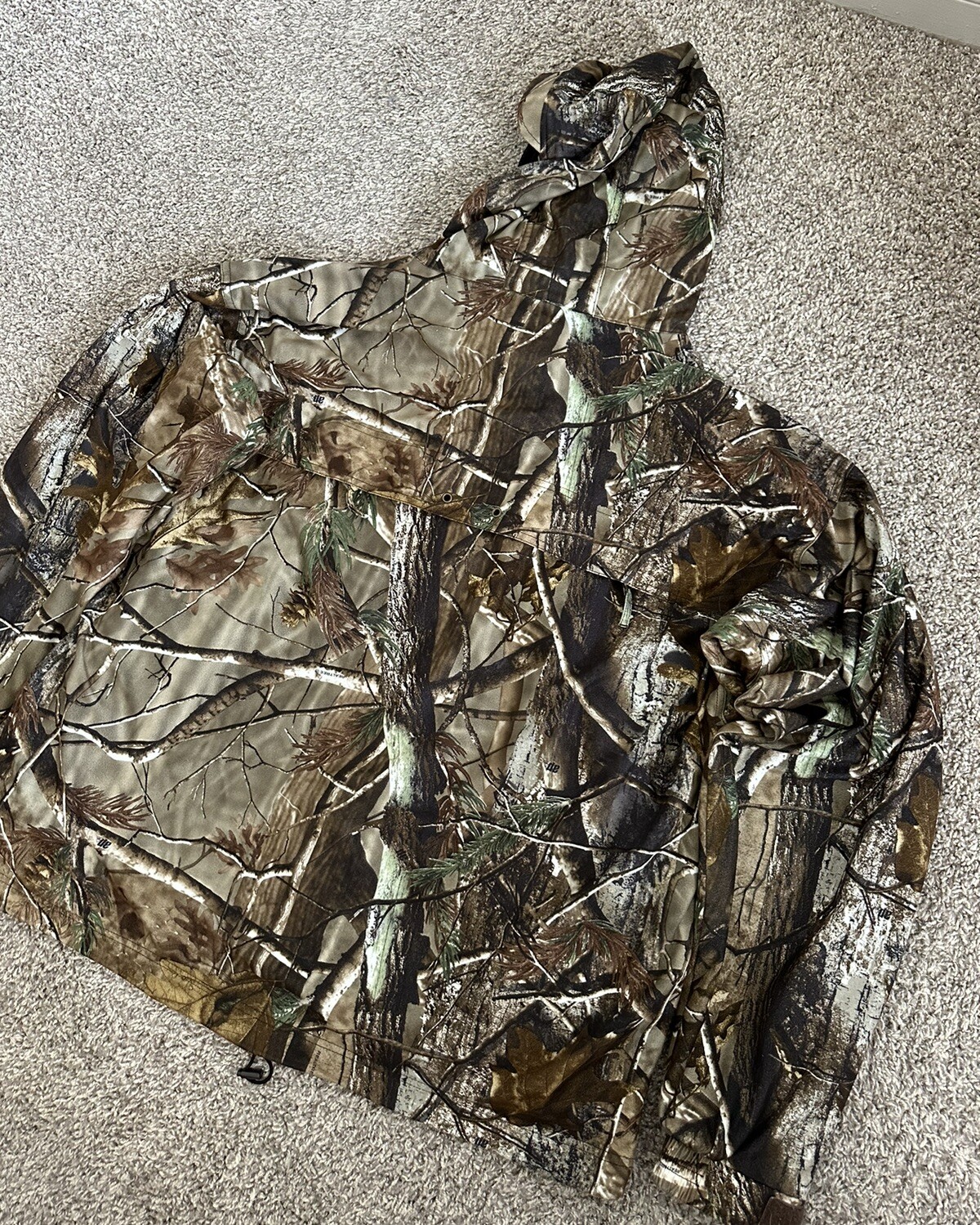 Gamehide RealTree Hunting Jacket Full Zip Men’s Camo Hush Hide Silent Size XL | eBay