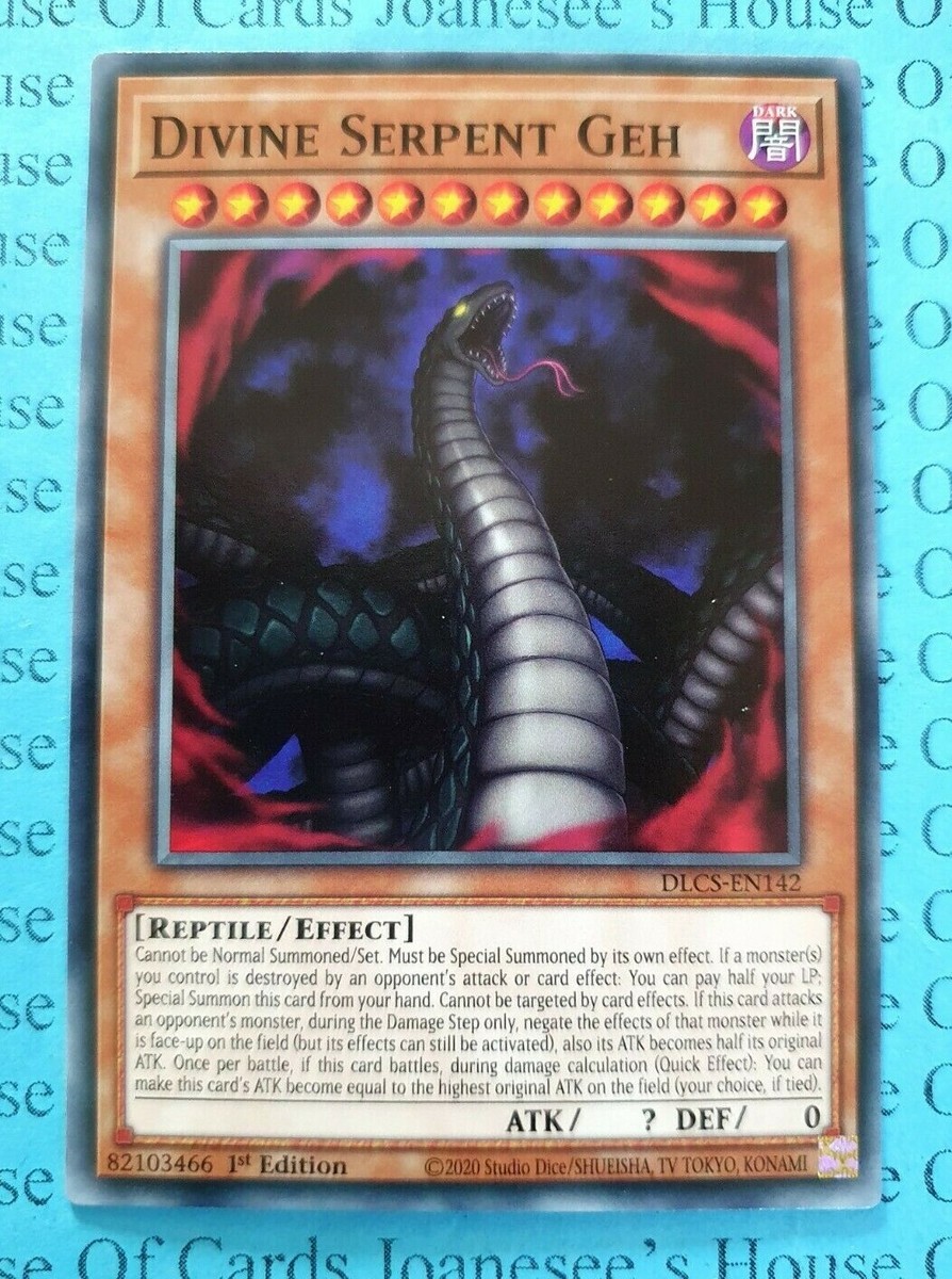 Yugioh Divine Serpent DUPO EN047 Divine Serpent Geh Ultra Rare 1st