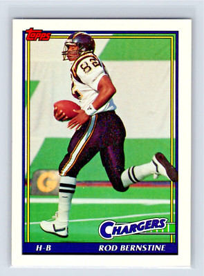 Rod Bernstine San Diego Chargers 1991 Topps Football NFL #436 | eBay