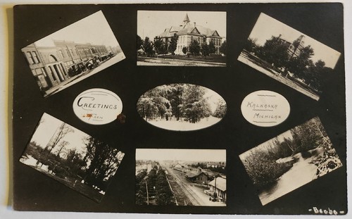 Kalkaska Michigan Postcard Multi-view Beebe Mailed From Darragh Mi. | eBay