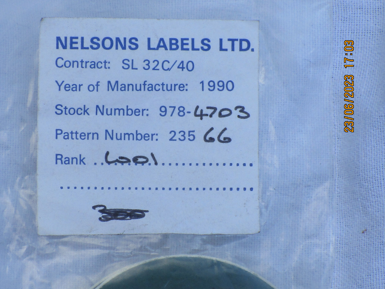 British Army Rank Sticker: Warrant Officer 1, Rank Sticker, 62mm, NBC ...