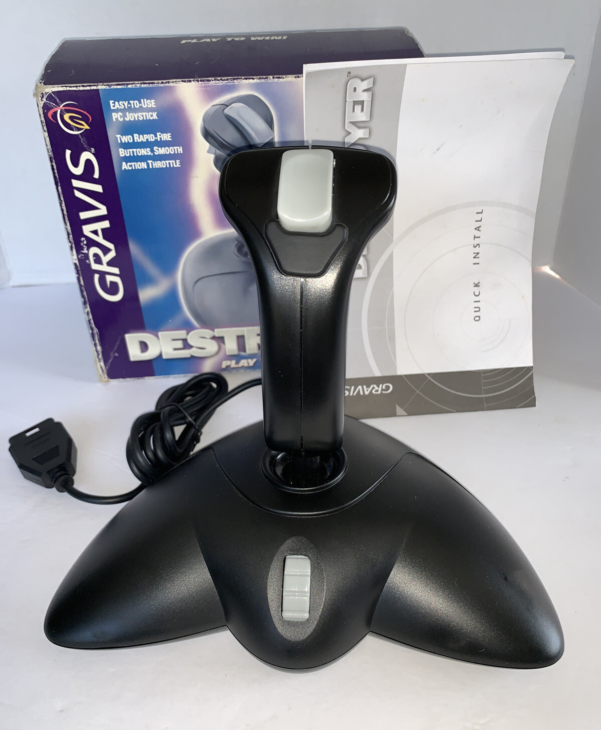 Gravis Destroyer Computer PC Joystick Controller Rapid Fire Flight ...