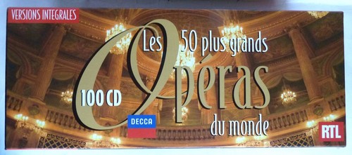 COFFRET LES 50 PLUS GRANDS OPERAS 100 CD DECCA | eBay