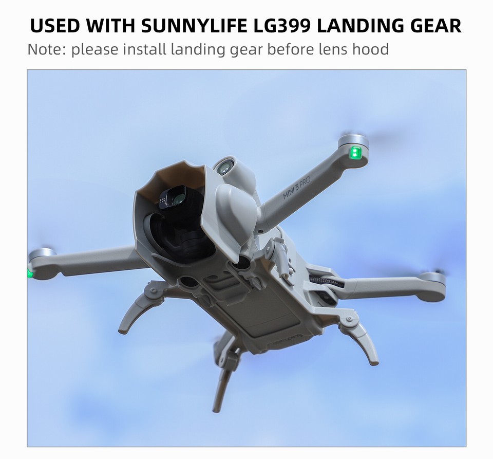 Lens Hood Guard Gimbal Sun Shade Cover Protector Sheld for DJI Mini 3 ...