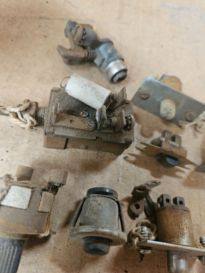 1940s Lincoln Continental zephyr switches controls lock ciggerette ...