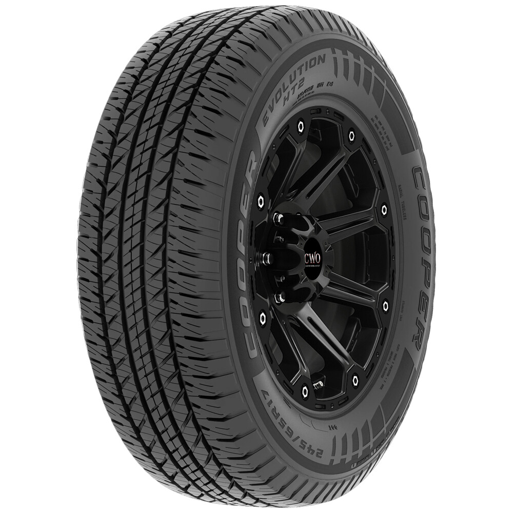 (QTY 4) 285/45R22 Cooper Evolution HT2 114H XL Black Wall Tires | eBay