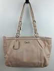 Coach F17721 Gallery Leather Shoulder Handbag Tote Purse Beige | eBay