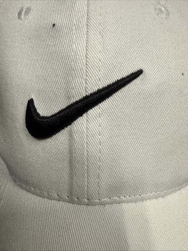 Nike Adult Hat Rise Club Cap Snapback Rare Swoosh White L/XL FV5563 for ...