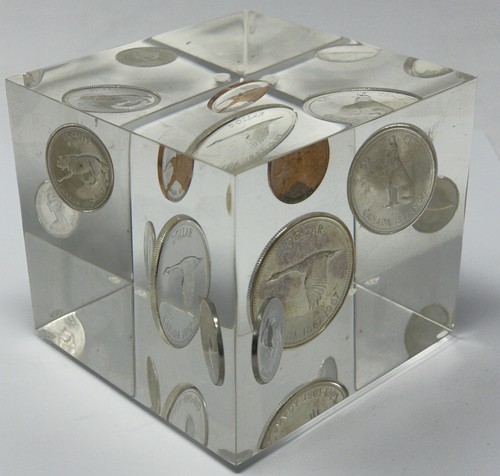 1967 Canada Centennial Coin Set Epoxy Paperweight. E-042 | eBay
