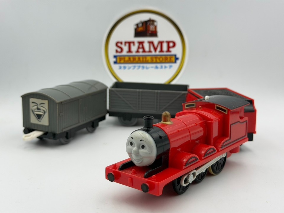 Tomy Trackmaster Plarail James the Red Engine | eBay