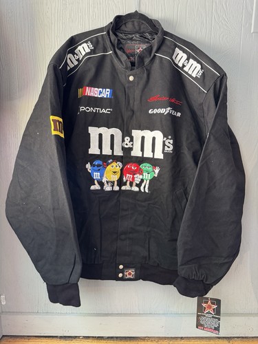 Vintage 2001 JH Design Nascar M&M’s Ken Schrader #36 Racing team Denim ...