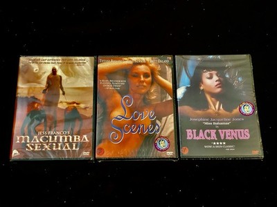 3 NEW Severin Exploitation DVD Lot! Jess Franco + Love Scenes + Black ...