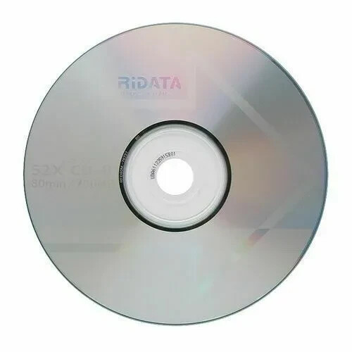 1200 RIDATA Blank 52X CD-R CDR Branded Logo 700MB Recordable Media Disc ...