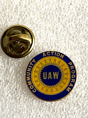 UAW (United Auto Workers) Community Action Program Lapel Pin. #28 | eBay