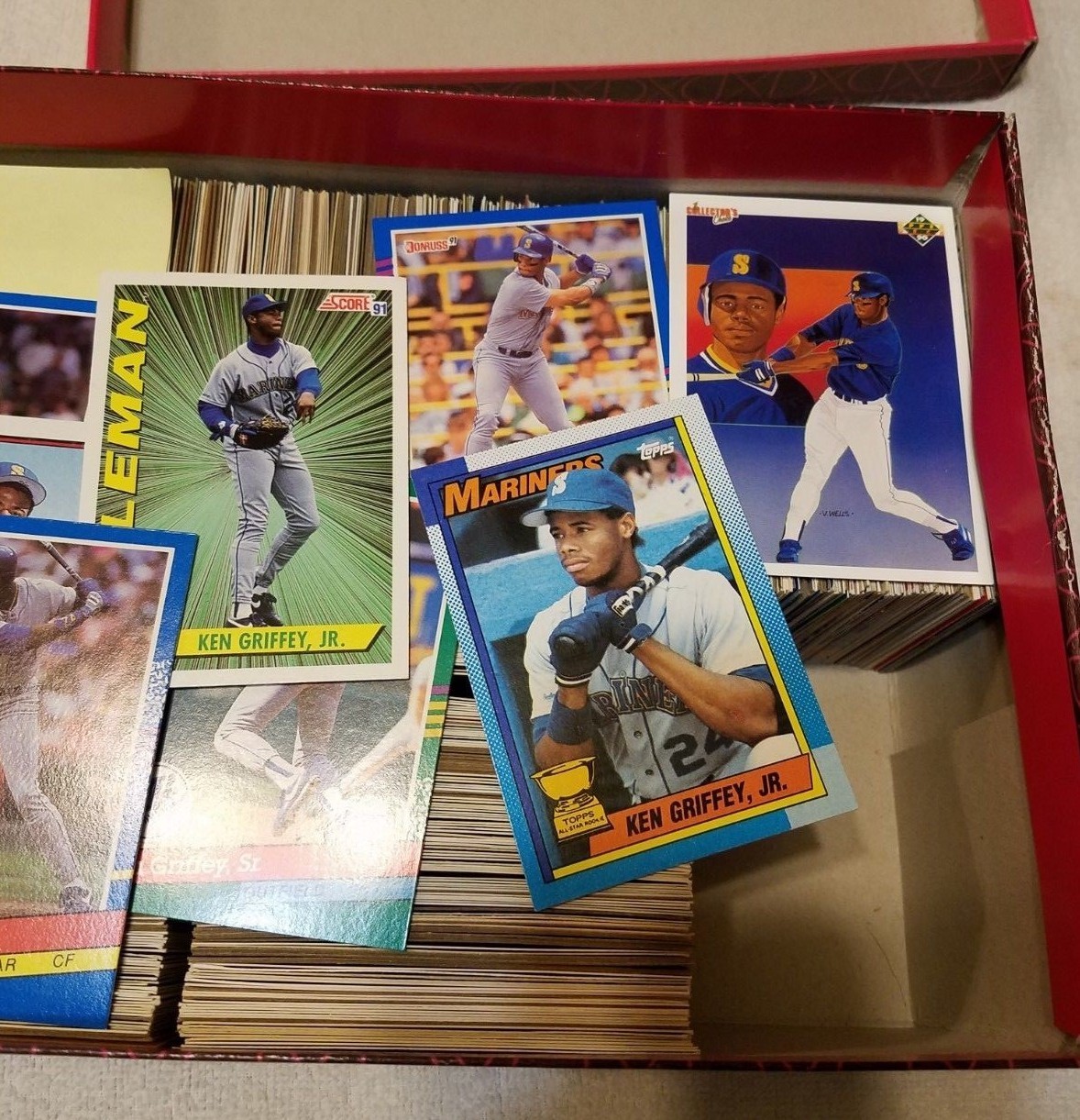 Mixed Lot of Seattle Mariners Baseball Cards - 1960 through 2000's- 800 ...