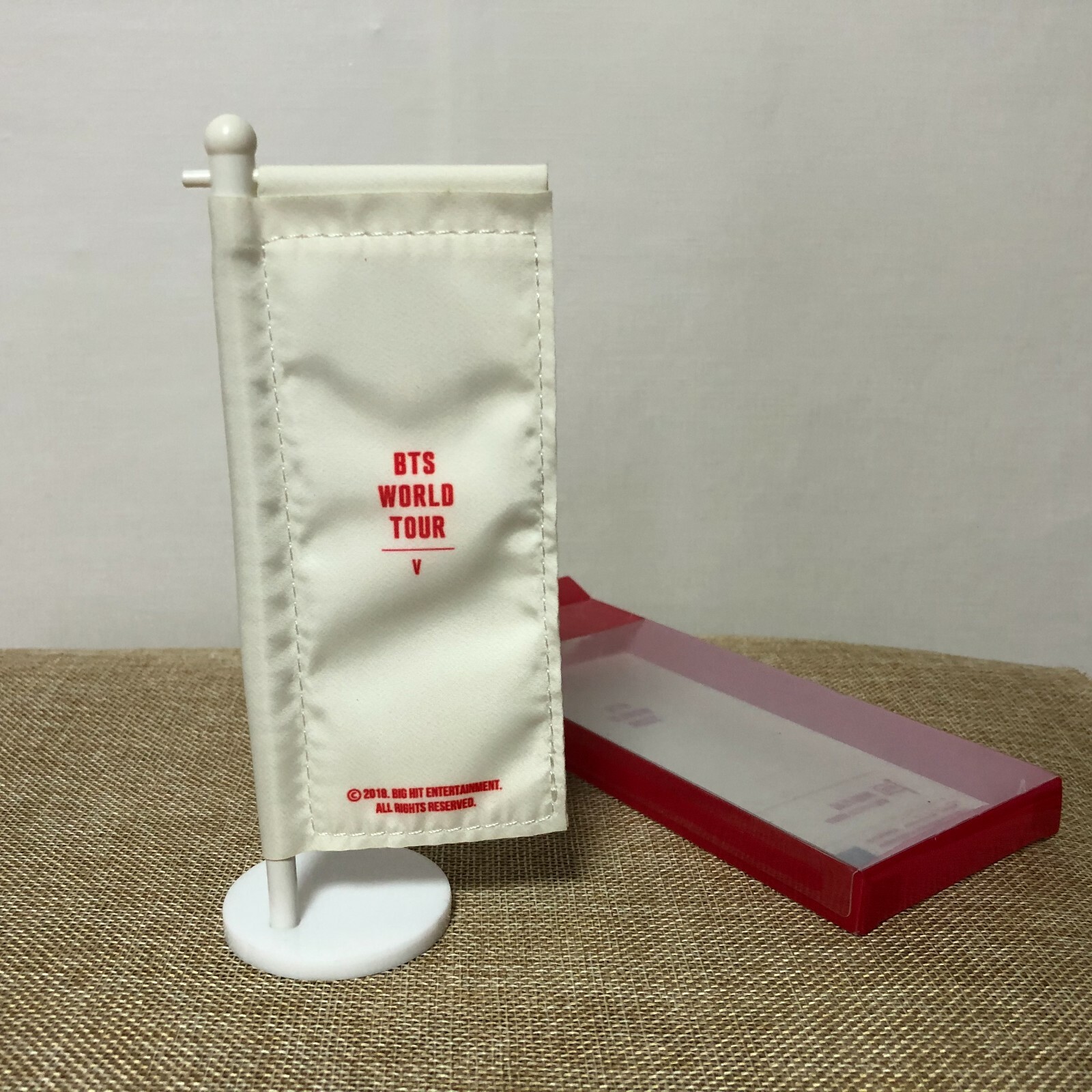 BTS V [ Love Yourself World Tour Concert ] Official Mini Flag / OPENED ...