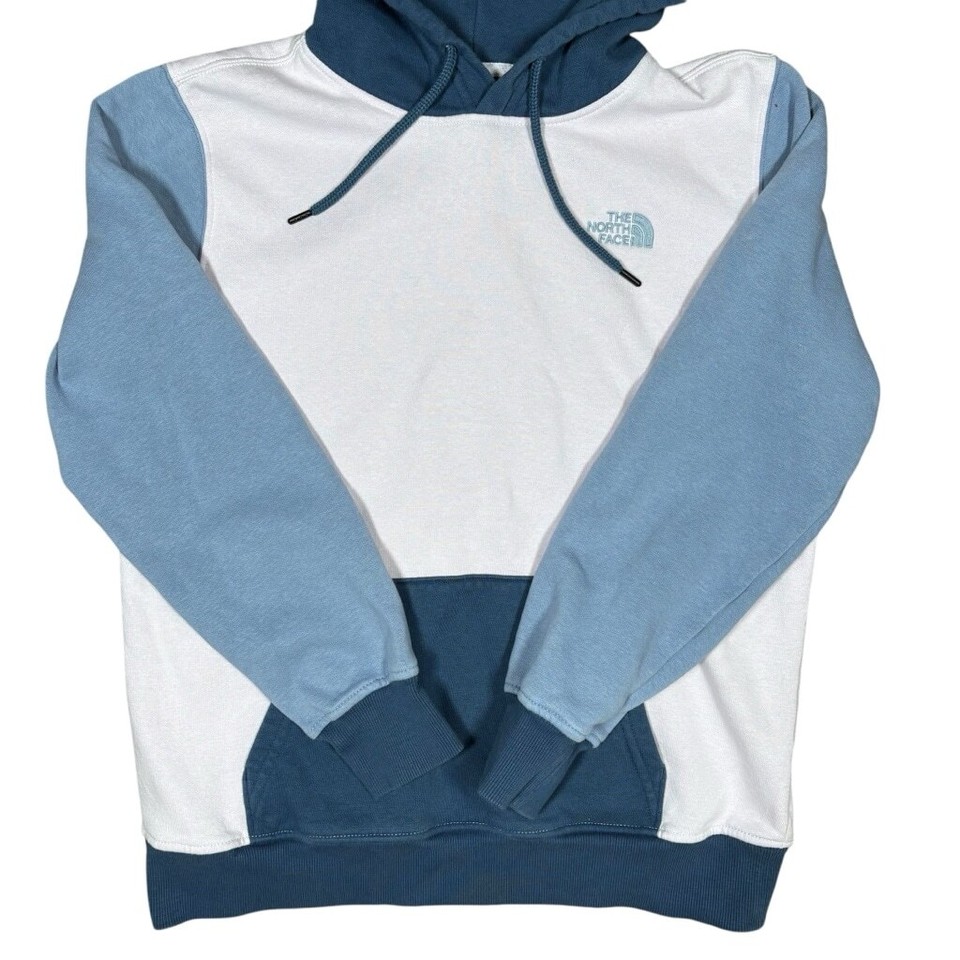 The North Face Color Block Hoodie Size M Purple, Blue and Light Pink | eBay