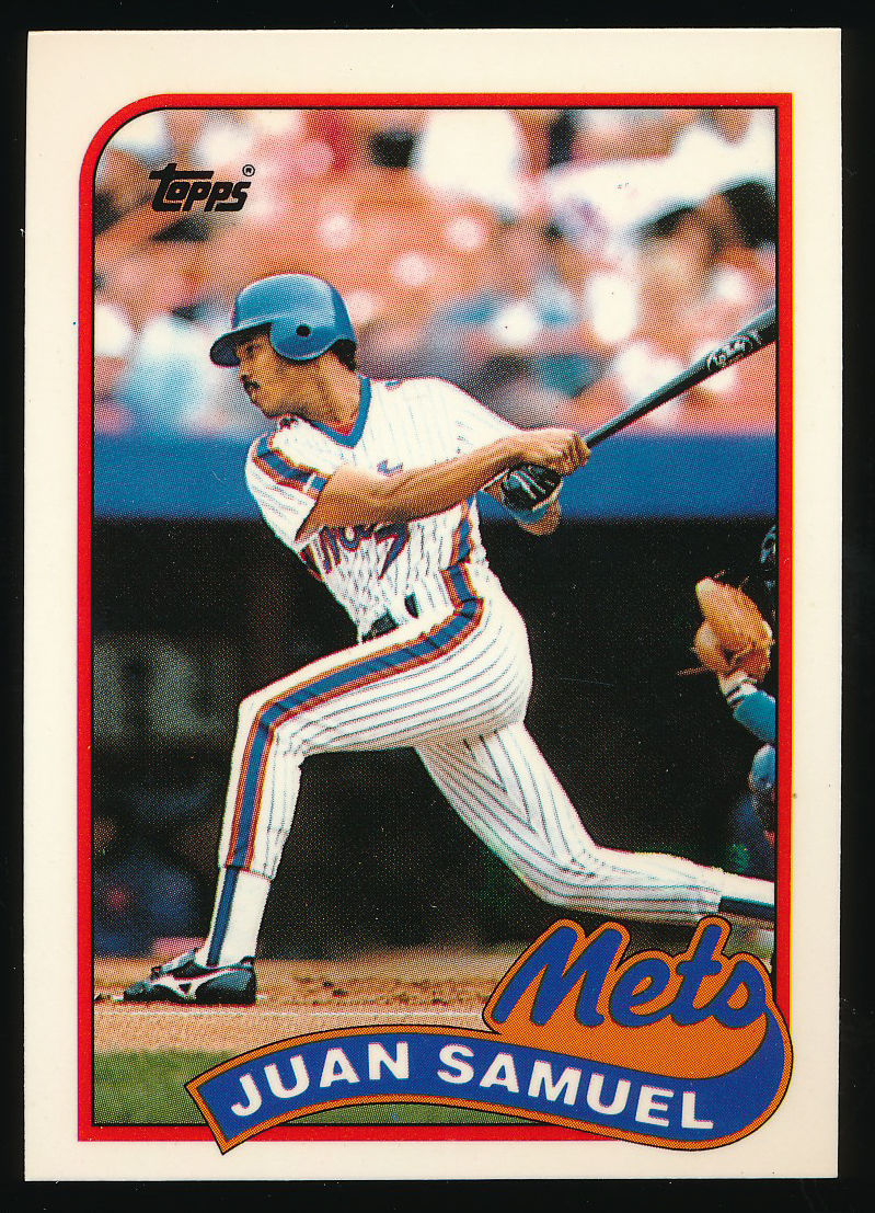 Lot Of 40 1989 Topps Traded Baseball Juan Samuel Card # 108T New York ...