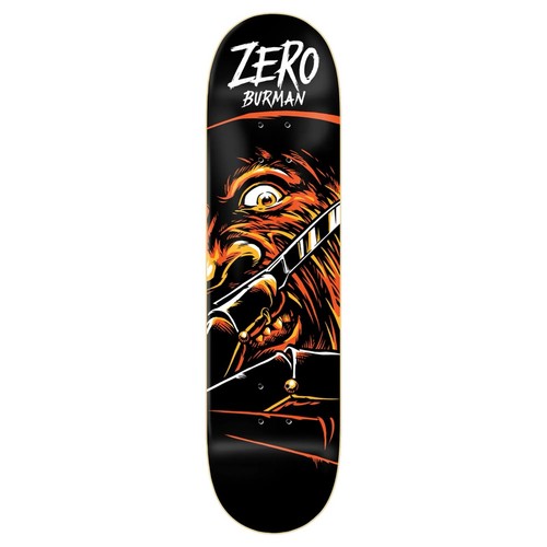 Zero Skateboards Dane Burman Freddy Krueger Fright Night 8.25" Deck ...