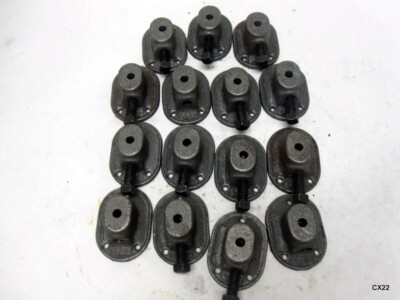 Lot of 16 Dayton Rod Clamp, Pencil Clamp Cast Malleable Iron 1/4" | eBay