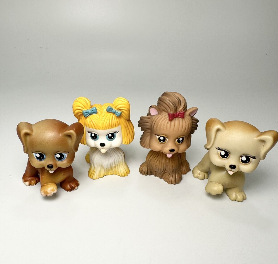 Pocket Pets Tots LPS Animals Big Lot Dogs Cats Puppy Kitty Flocked ...