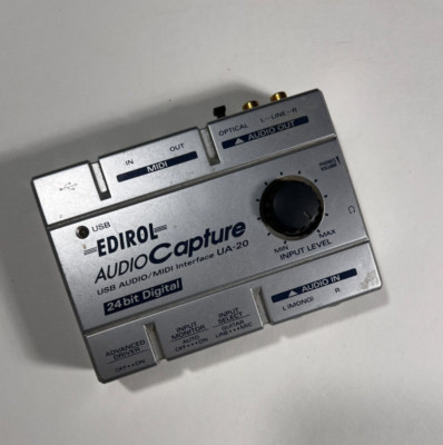 EDIROL by Roland UA-20 Audio Capture USB MIDI Interface 24 bit Digital ...