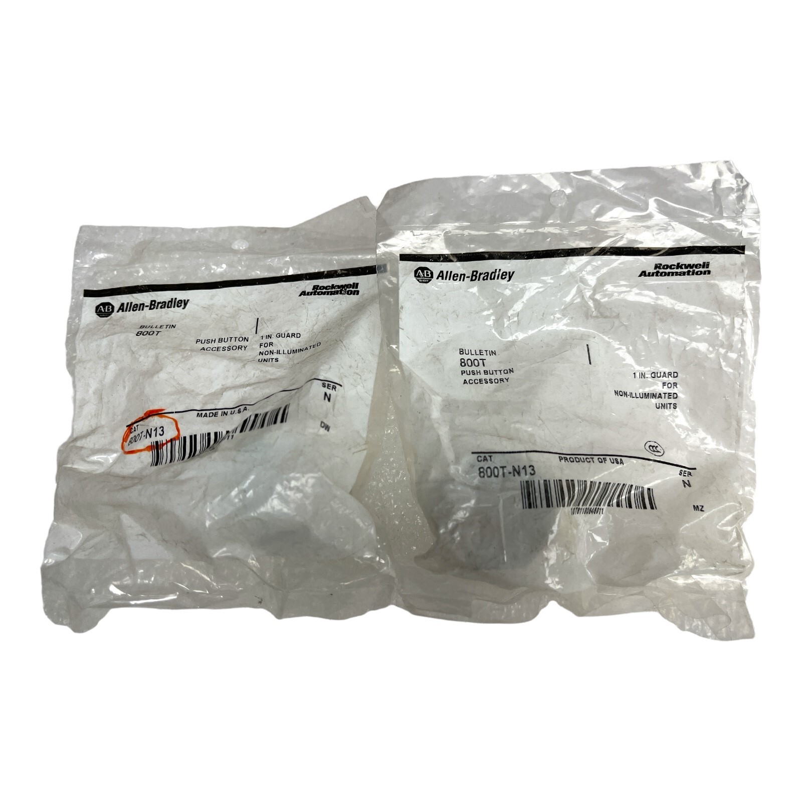 ALLEN BRADLEY 800T-N13 1" PUSHBUTTON ACCESSORY GUARD NEW OLD STOCK NOS ...