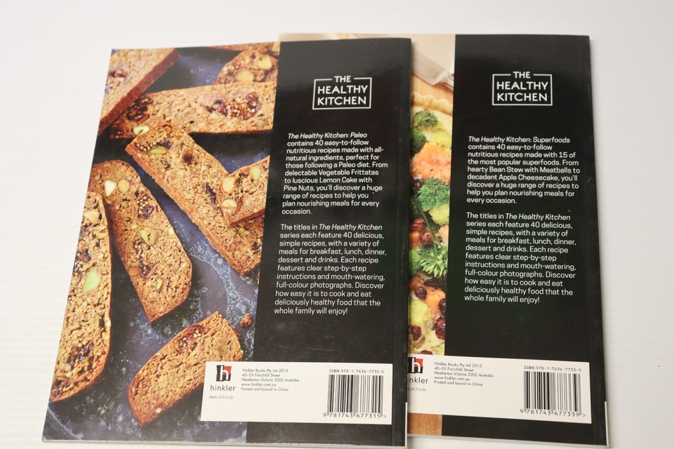 The Healthy Kitchen Hinkler Cookbooks - Paleo & Superfoods | eBay Australia