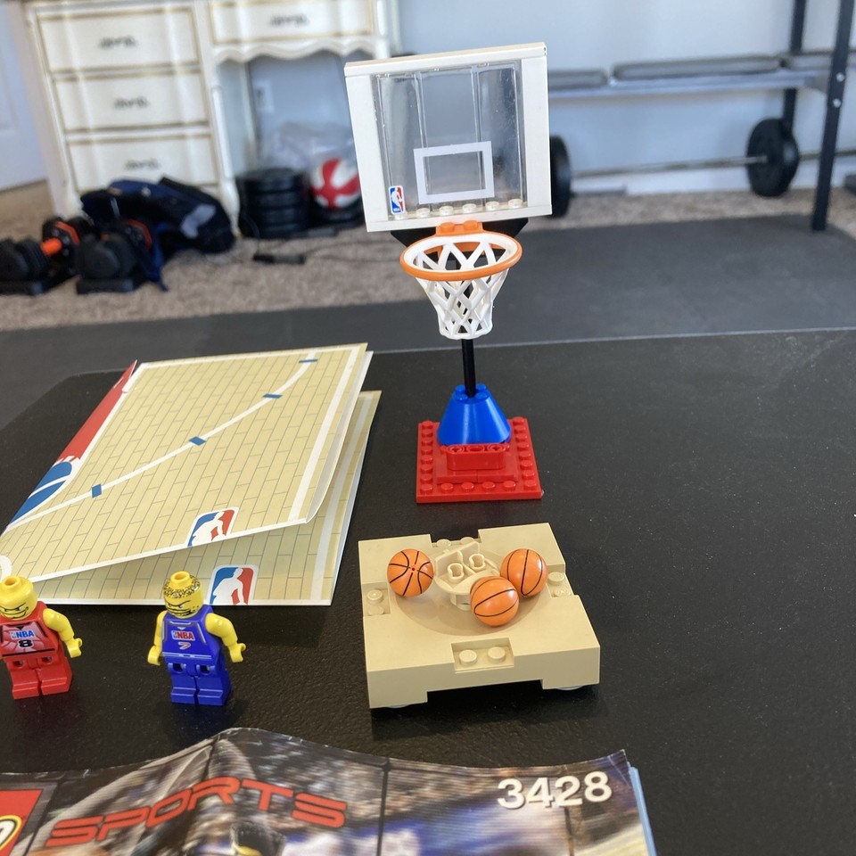 LEGO Sports: NBA One Vs One Action (3428) 2003 Rare Set 100% Complete ...