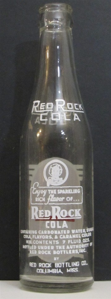 Red Rock Cola ACL Soda Bottle 7oz. Colombia, MISS. | eBay