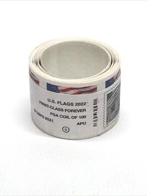USPS US Flags 2021 First Class Forever Postage PSA Coil (60) Stamps | eBay