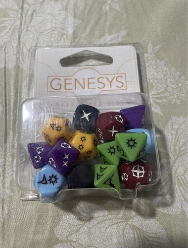 Genesys Roleplaying Game Dice Set (14pcs) by Edge Studios (2023 Ed) New ...