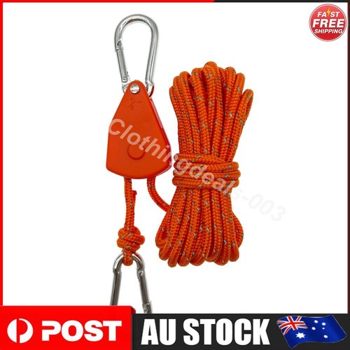 5M 4mm Outdoor Guy Lines Adjustable Reflective for Camping Hiking ...