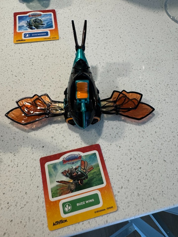 Skylanders SuperChargers Buzz Wing Vehicle With Sticker | eBay