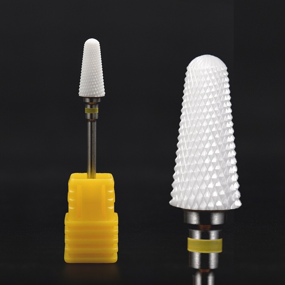 Ceramic Carbide Nail Drill Bit 3/32" Electric Nail File Manicure ...