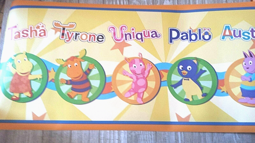 Backyardigans Pablo Tasha Wall Border 5 Yd. Pre-Pasted Roll | eBay
