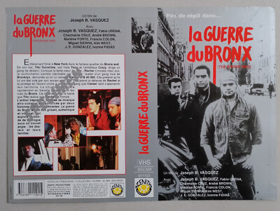 JAQUETTE VHS - LA GUERRE DU BRONX - VHS SLEEVE - THE BRONX WAR | eBay