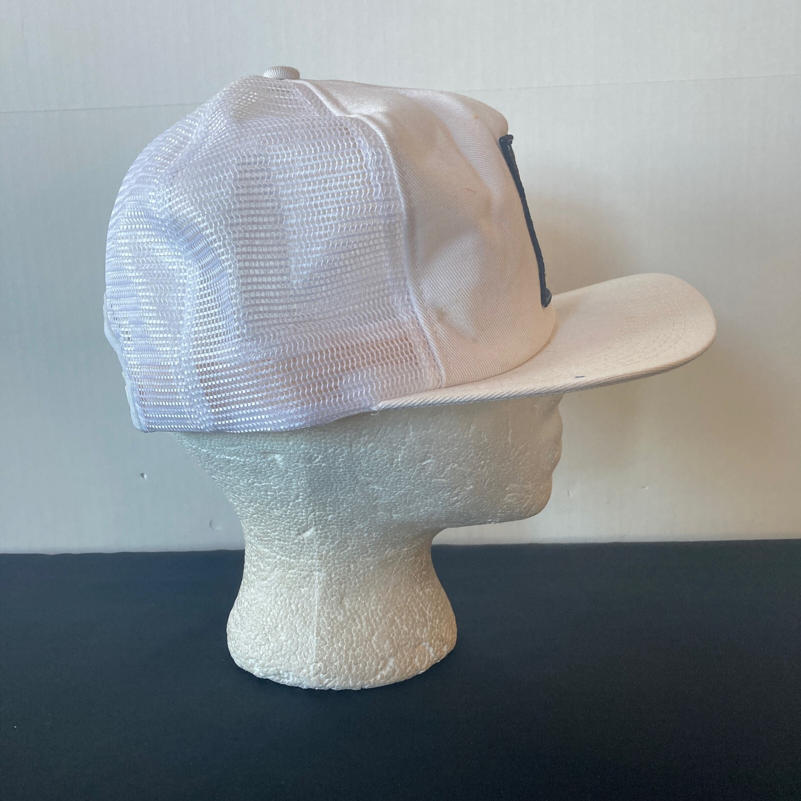 Vintage Texaco Logo White Mesh Baseball Cap Hat Snapb… - Gem