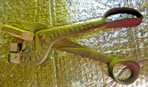 Antique Dr. Miller Pig Snouter Tool Patent Sept 1898 Free Shipping | eBay