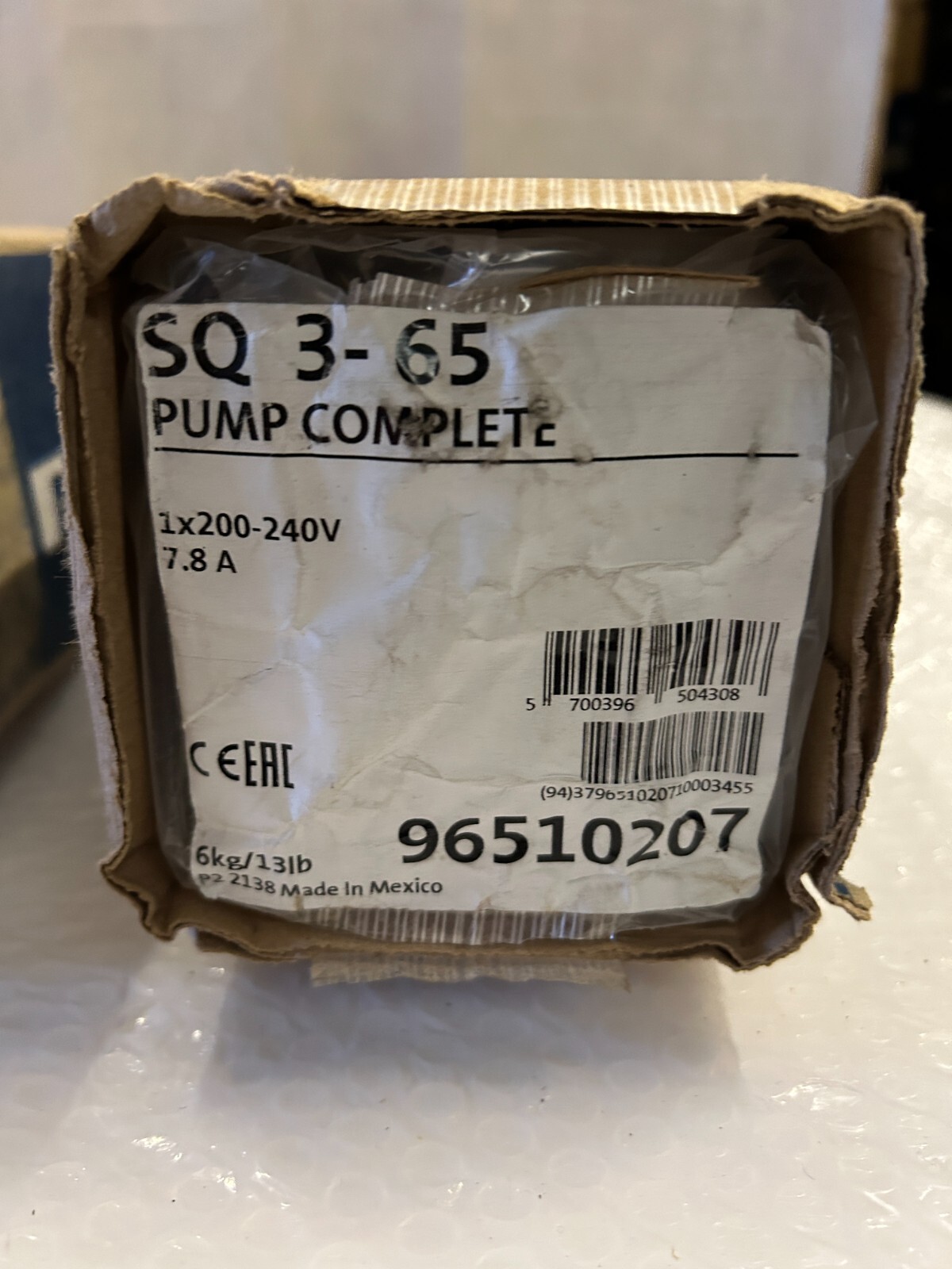 Grundfos SQ3-65 3" Multi-Stage Submersible Borehole Pump NEW NEXT DAY ...