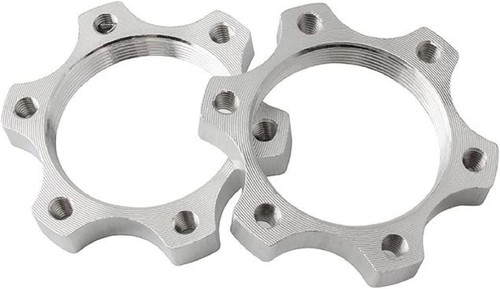 2pcs Bike Freewheel Threaded Hubs Disc 6 Bolt Flange Adapter Bicycle ...