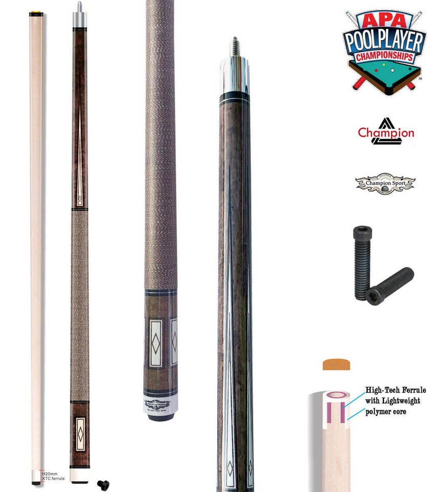 Combo deal ! Champion pool cue and ST cue, Pro taper, 12.5mm, 13mm | eBay