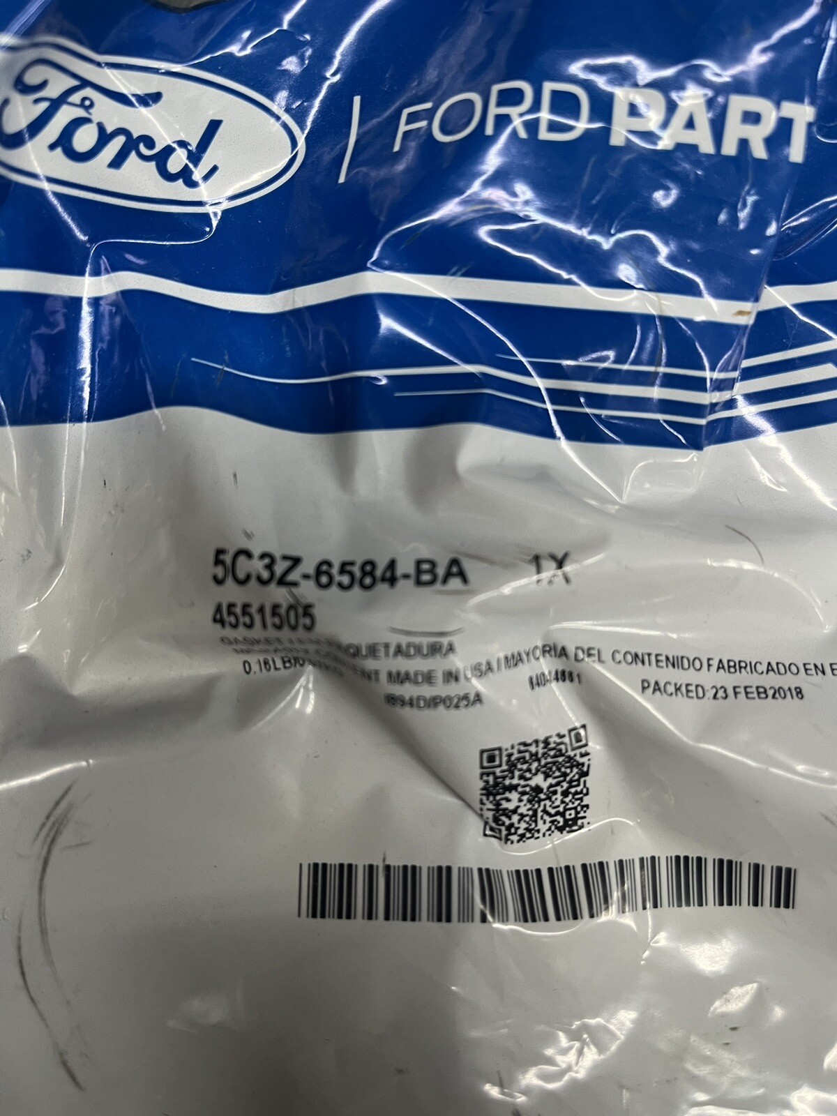 Genuine Ford Valve Cover Gasket 5C3Z-6584-BA | eBay